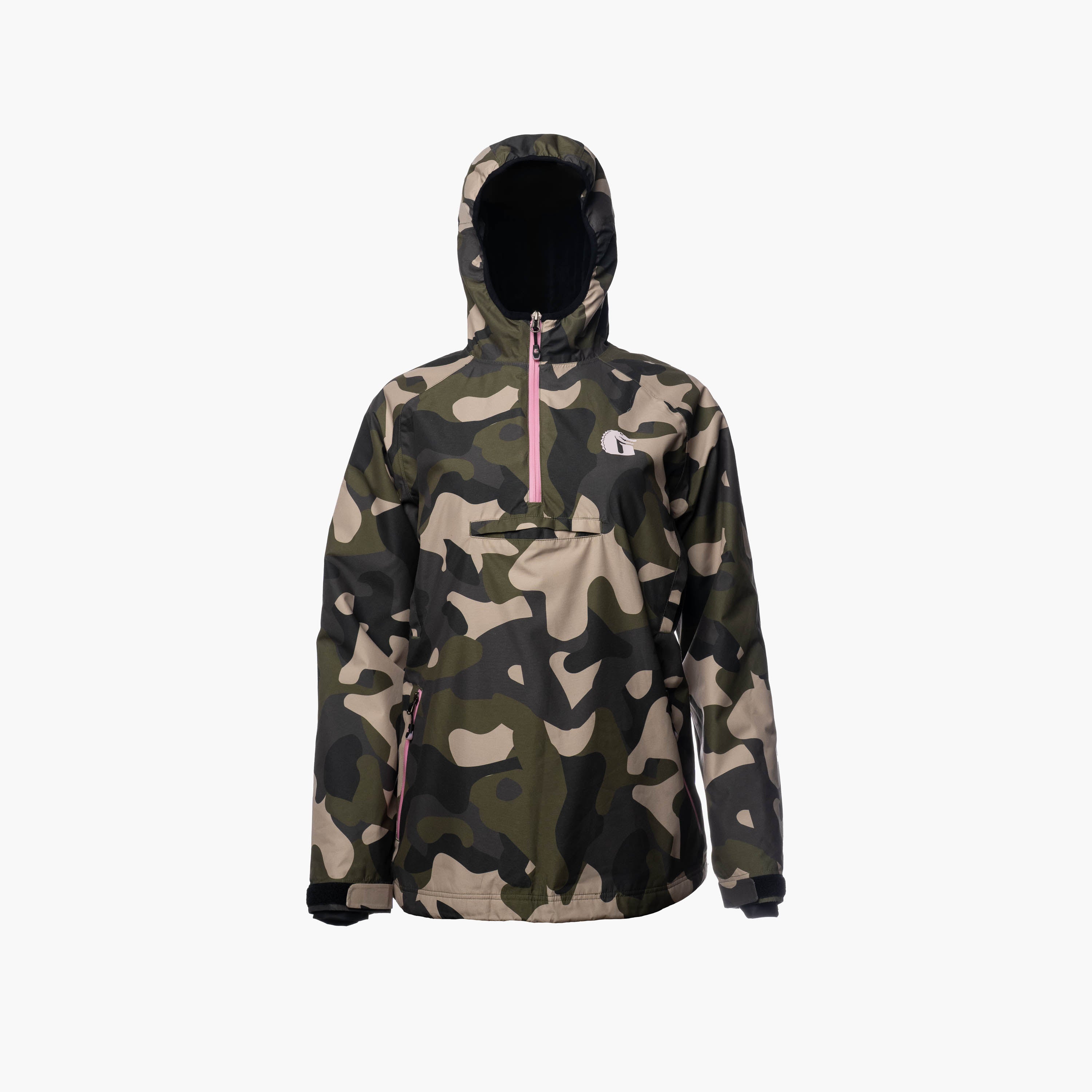 Waterproof 1/2 Zip Bog Hoodie | Womens - Woodland – Gator Waders