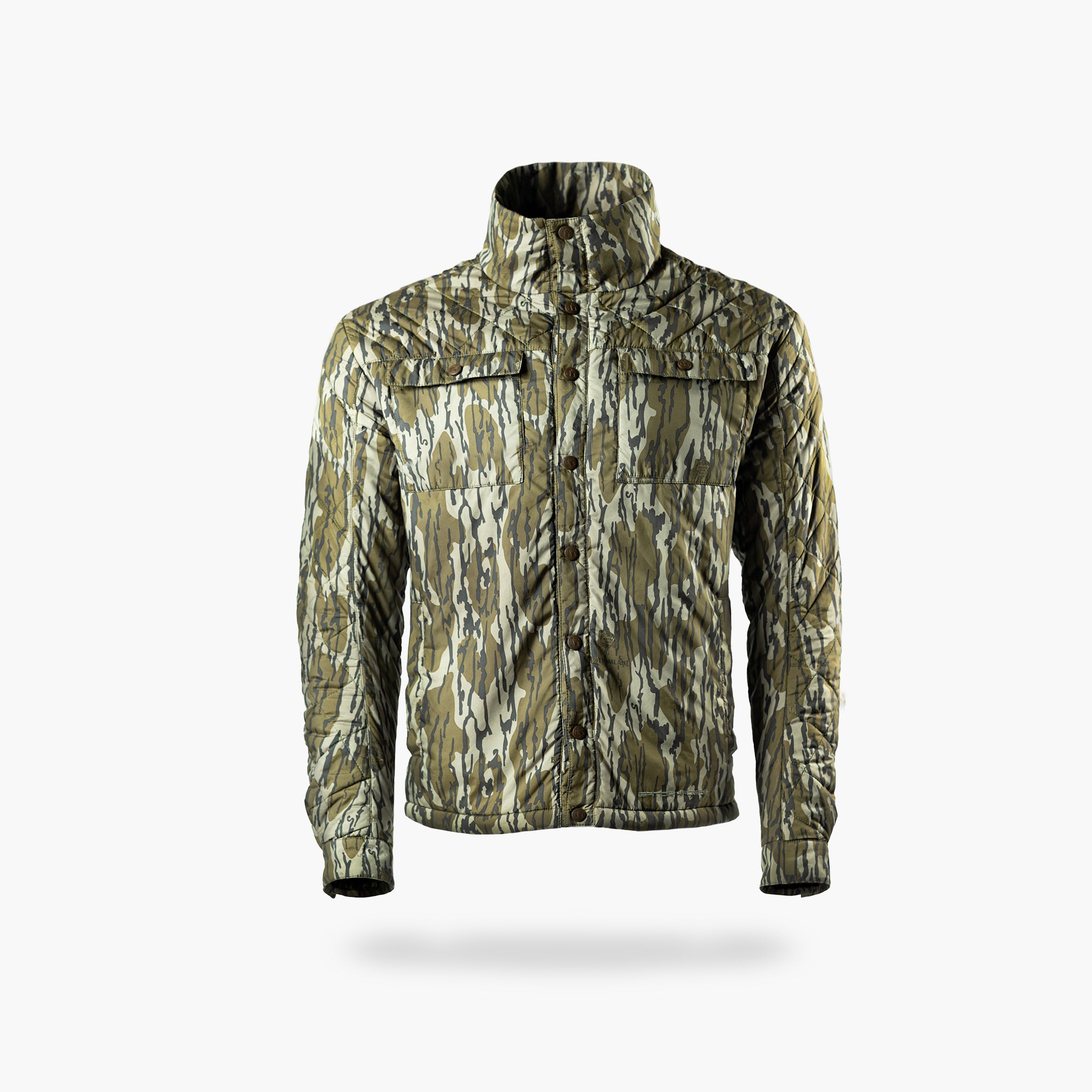 Insulated Snap Shirt | Mens - Mossy Oak Original Bottomland – Gator Waders